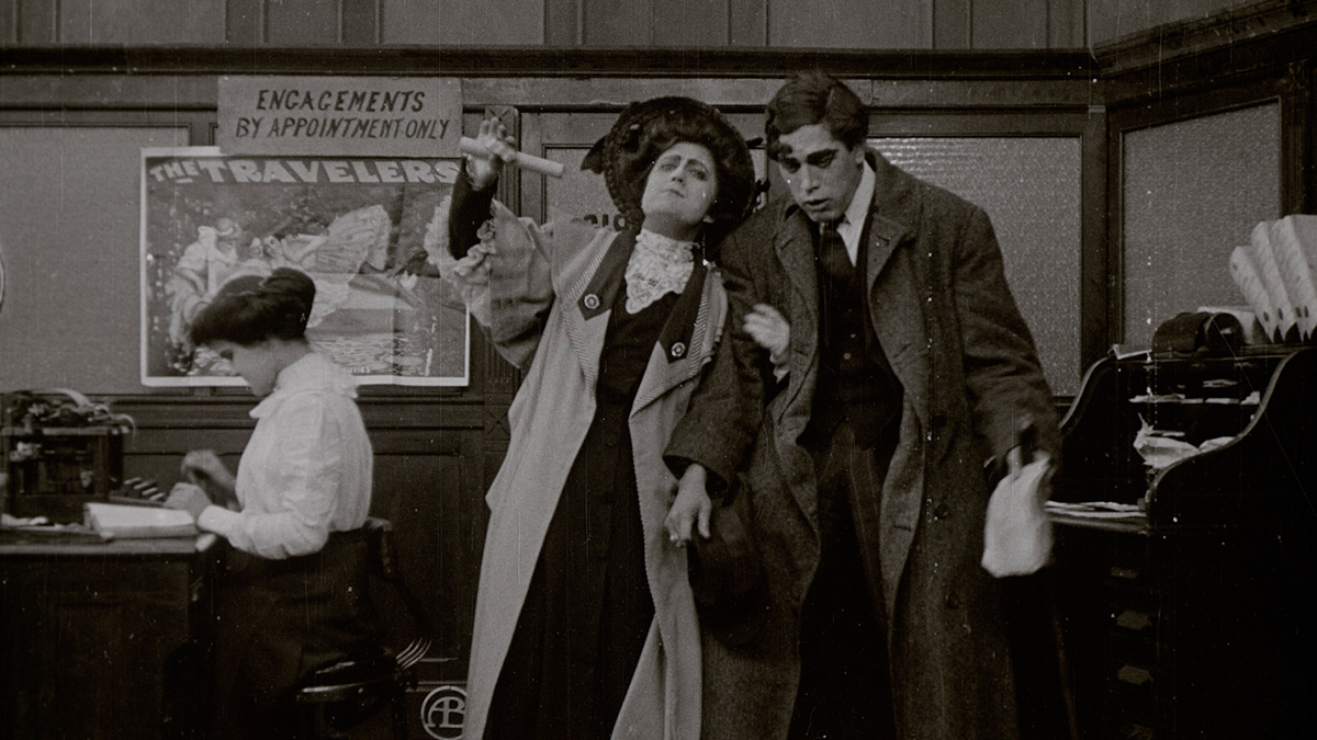 Her First Biscuits (D. W. Griffith, 1909) - La Cinémathèque française